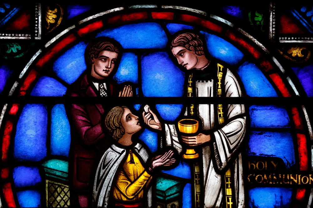 Holy Communion, Stained Glass Window, St Barth's Church, New York ...