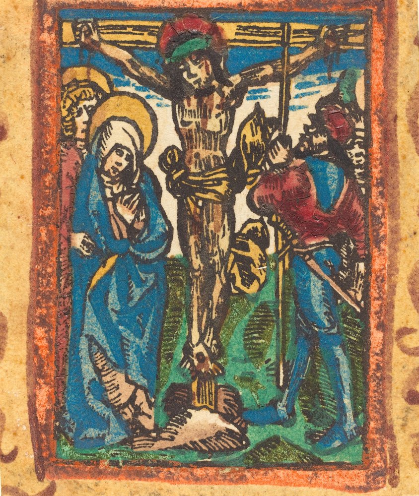 The Crucifixion by Unbekannt: Premium art reproduction