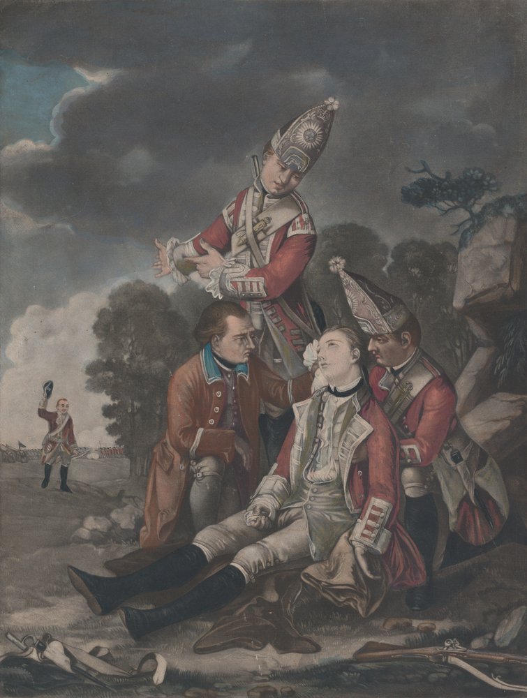 The Death of General Wolfe at Quebec, September 1759