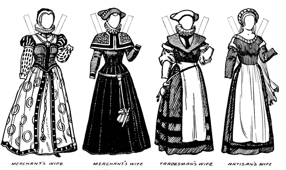 The Gallery of Historic Costume: Some of the Dresses Worn in Elizabeth ...