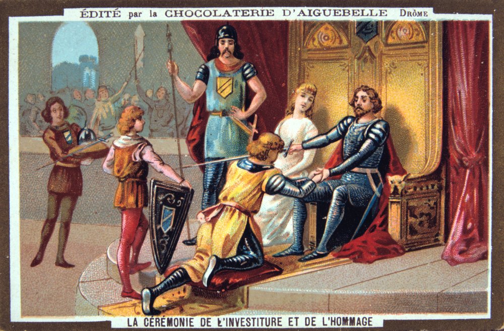 The Knights - Swearing of allegiance to the lord, Middle Ages