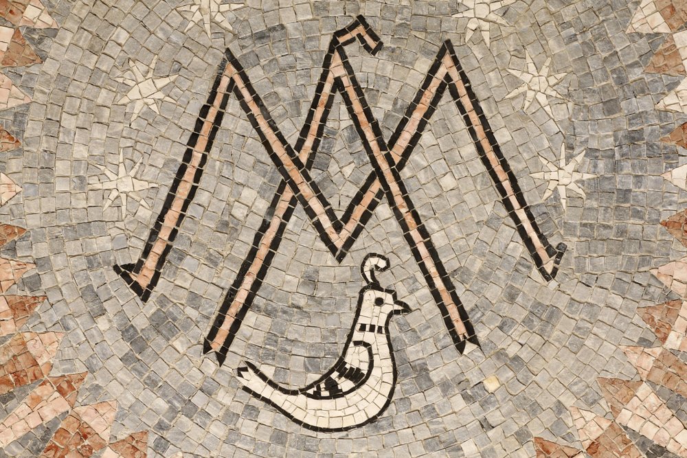 The Letter M Symbol of the Virgin Mary by Unbekannt
