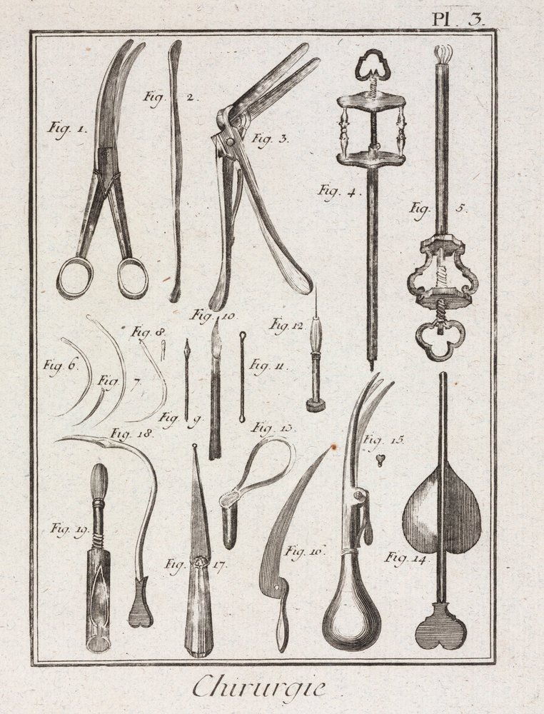 Early-Modern Surgical instruments by Unbekannt