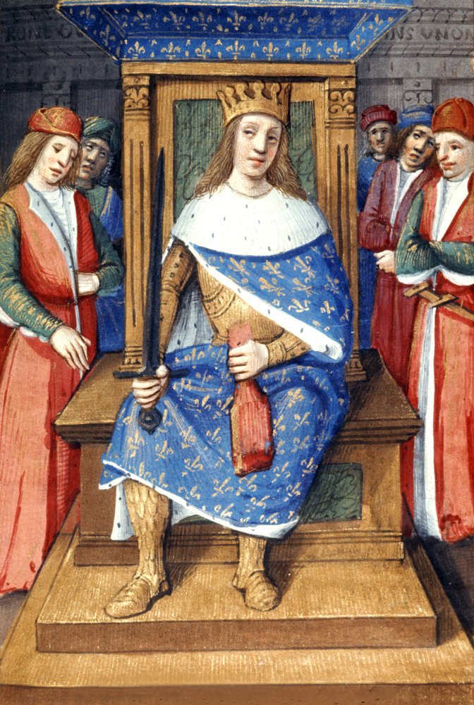 French King Louis IX (Saint Louis, 1214-1270, King from 1226 to 1270 ...