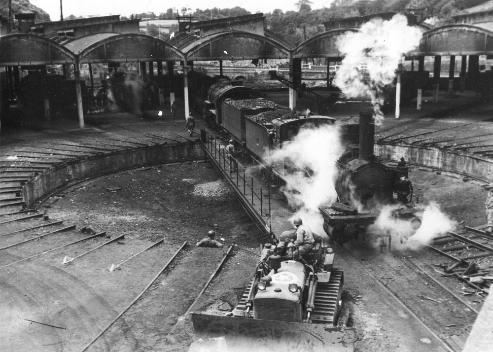 Second World War: Cherbourg (Manche) France July 1944: Genie soldiers ...