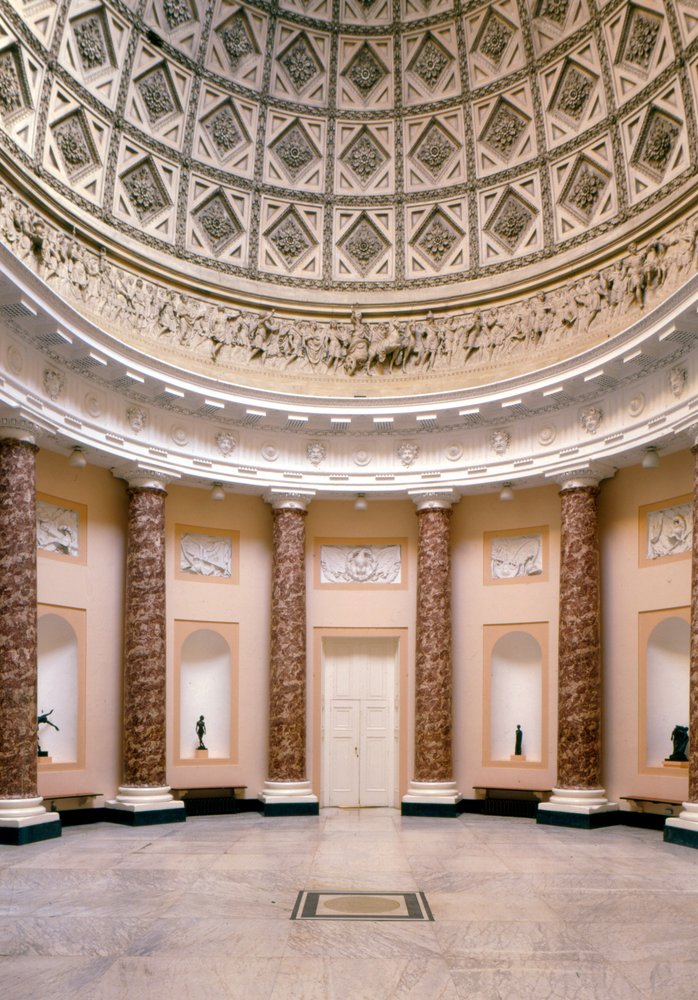 View of the Marble Saloon, Stowe House, Buckinghamshire, Built 1777-1780