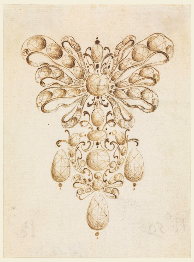 Design for an Agraffe by Unknown: Buy fine art print