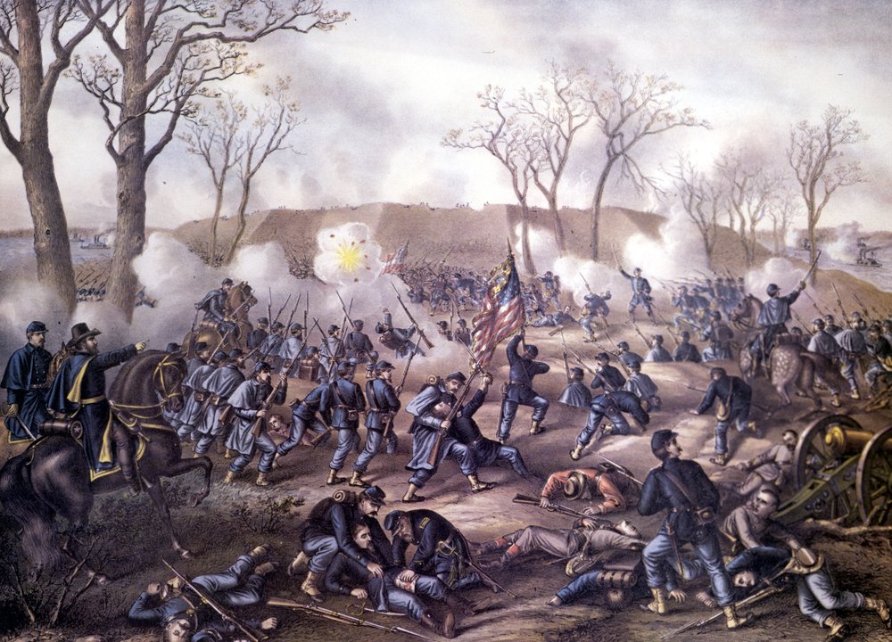 American Civil War: First Battle of Fort Donelson, Tennessee