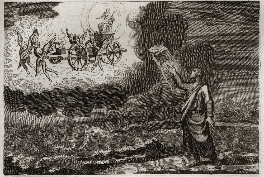 Bible of Royaumont, Old Testament: Ezekiel prophet. Saint Prophet had a ...