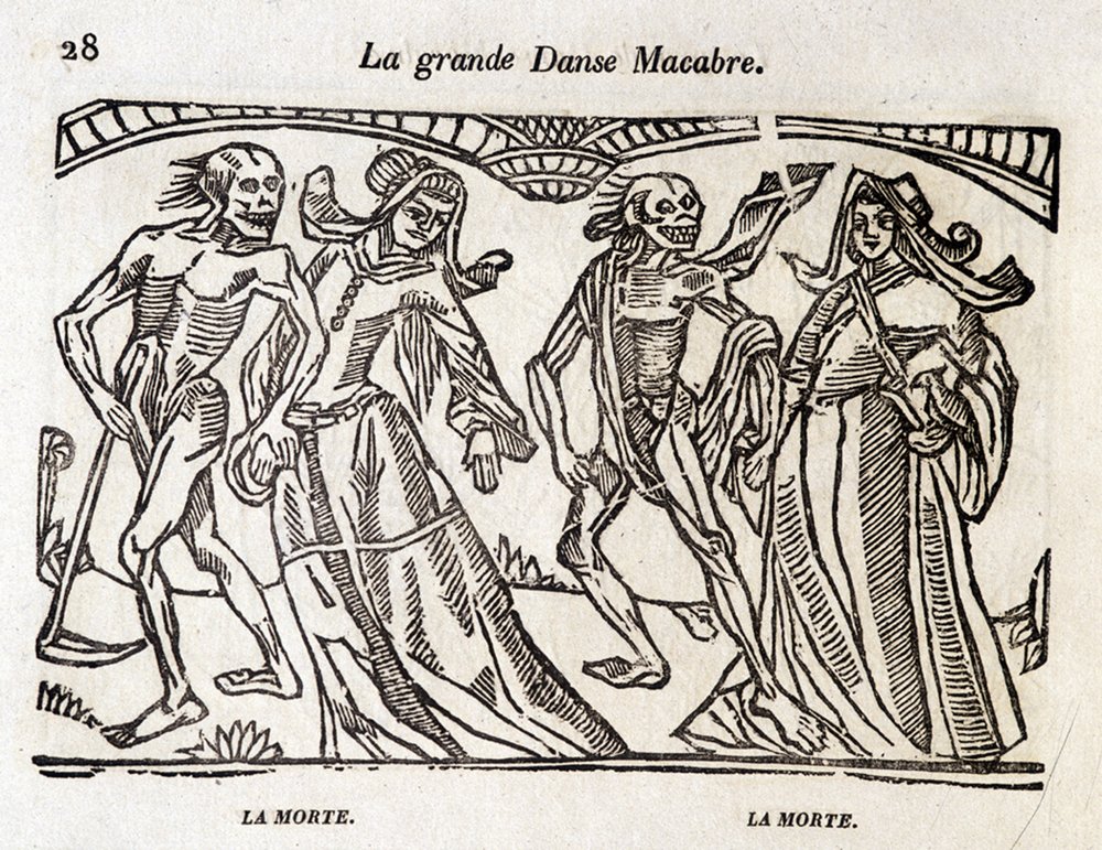 Dance Macabre - Engraving by Unknown artist