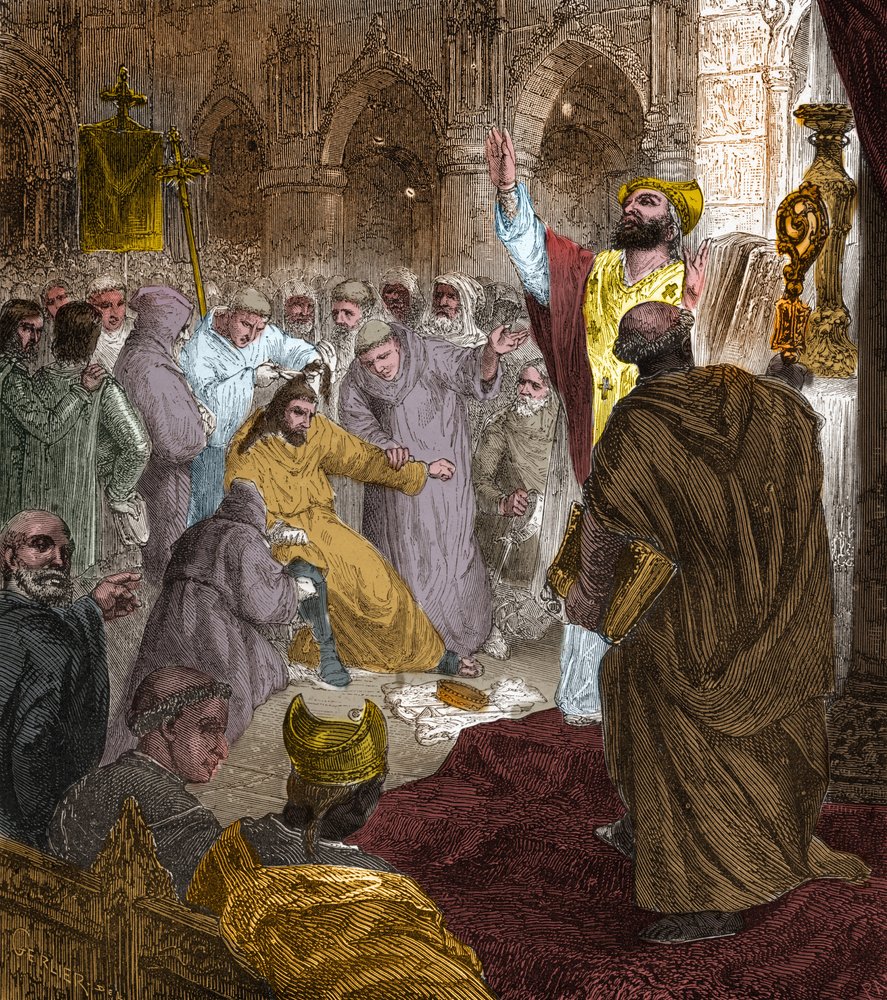 End of the Merovingian dynasty, 751: deposition of King Childeric III ...