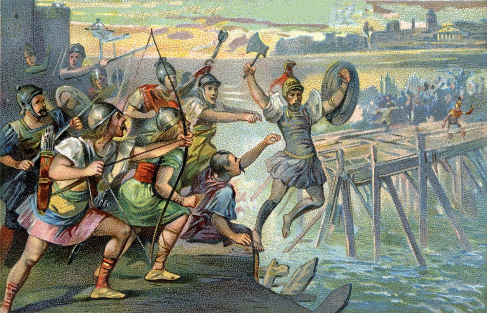 Horatius Cocles, Legendary Hero Defending the Only Bridge that Crossed ...
