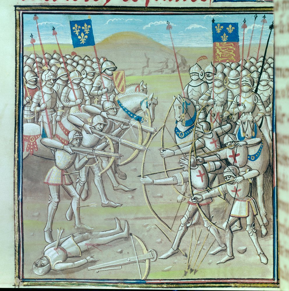 Hundred Years War: The Battle of Crecy by Unknown artist