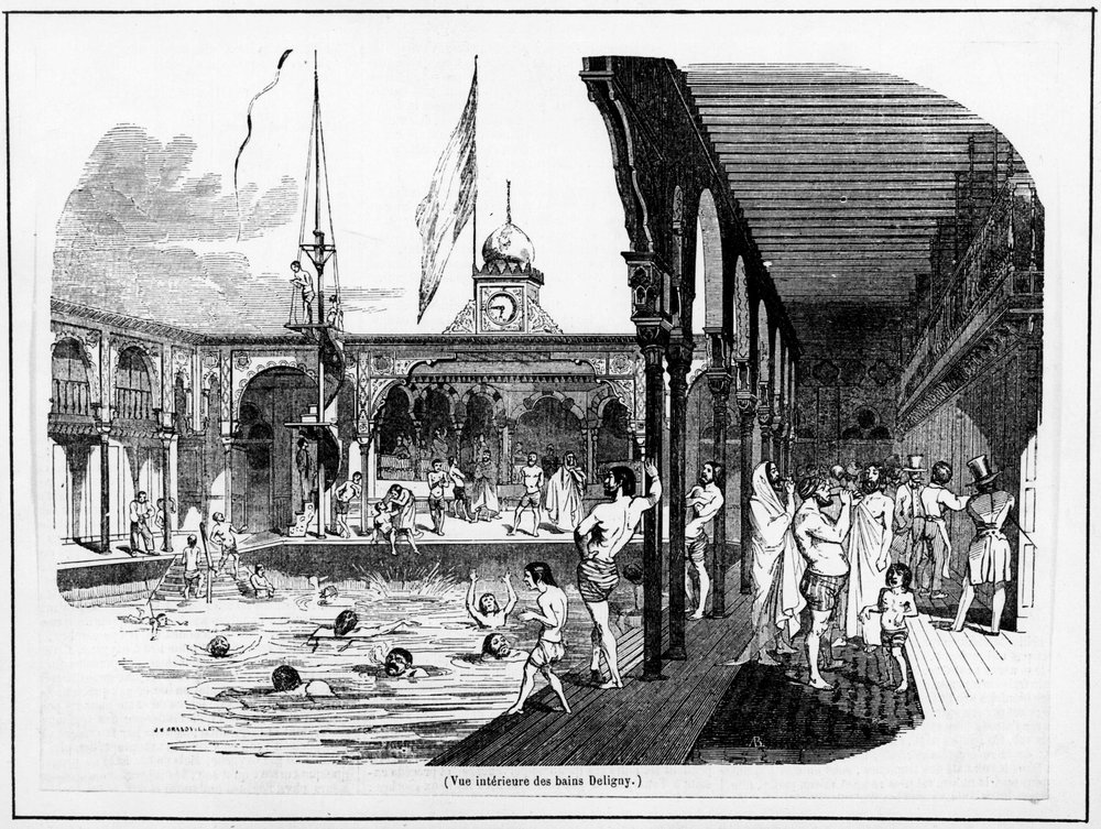 Interior view of the Deligny Baths - Carnavalet, s.d