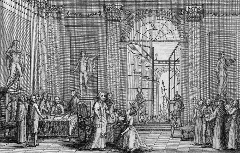 Pope Pius VI received two daughters of Louis XV (Madame Marie Adelaide ...