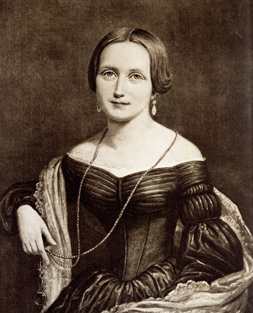 Portrait of Camilla Collet by Unknown artist