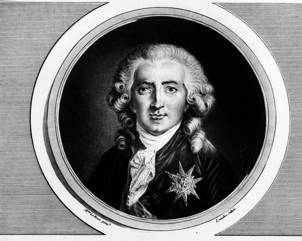 Portrait of Charles Alexandre de Calonne (1734-1802). Engraving in ...