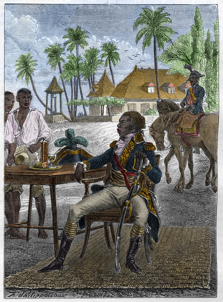 Portrait of Francois Dominique Toussaint known as 'Toussaint-Louverture'