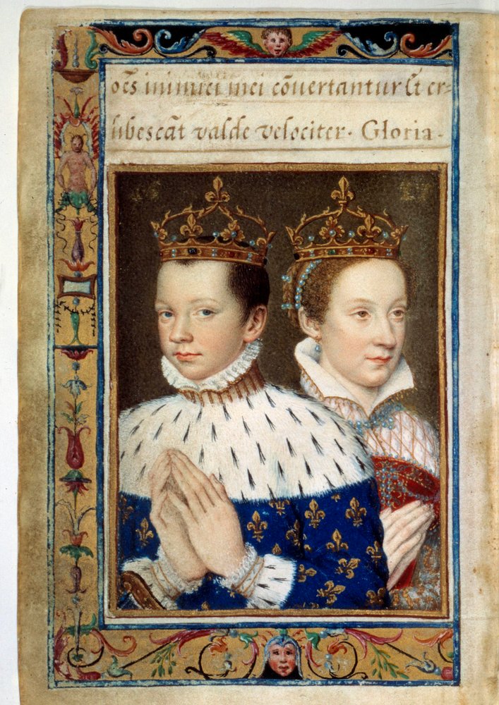 Portrait of Francois II and Marie Stuart, King and Queen of France