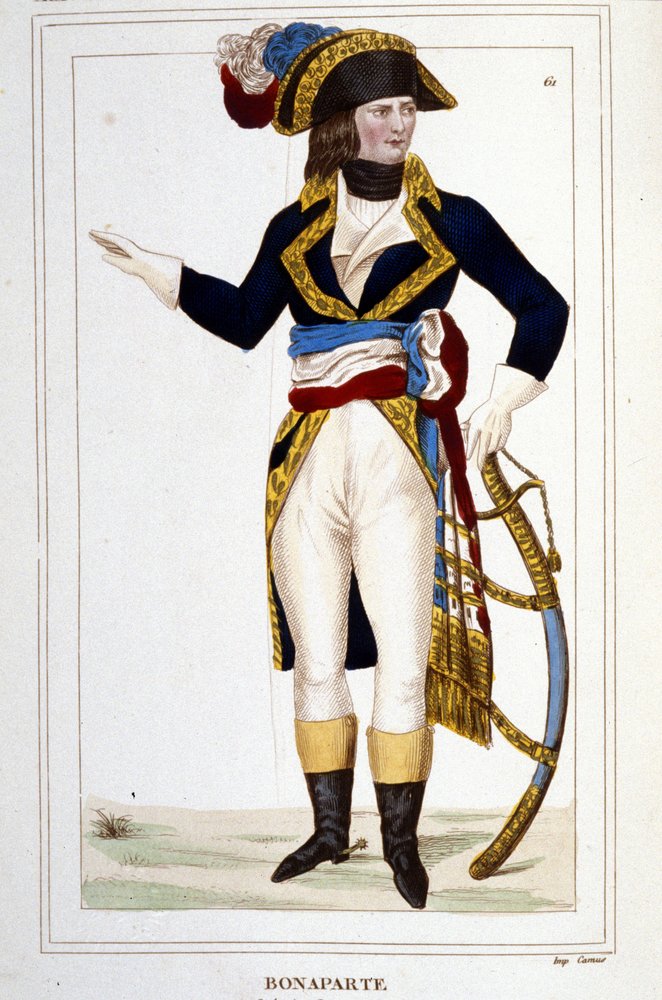 Portrait of General Napoleon Bonaparte (1769 - 1821) in uniform