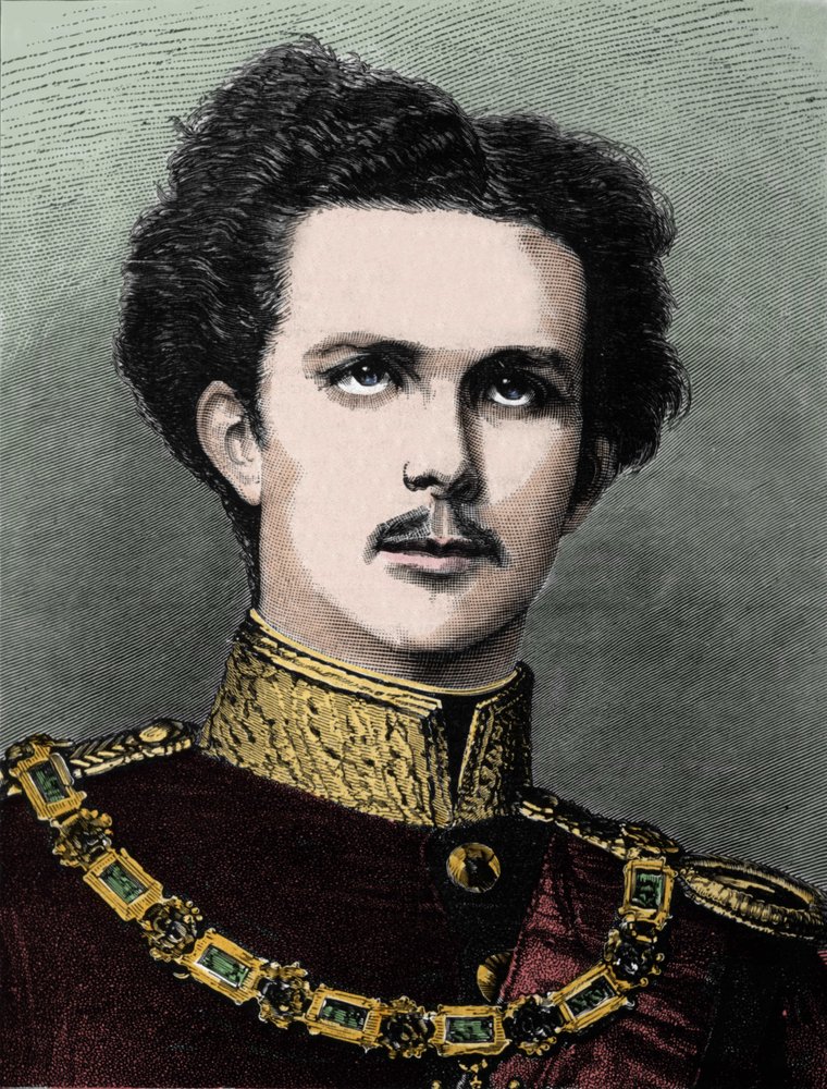 Portrait of Louis II of Bavaria or Ludwig Otto Frederik Wilhelm von ...