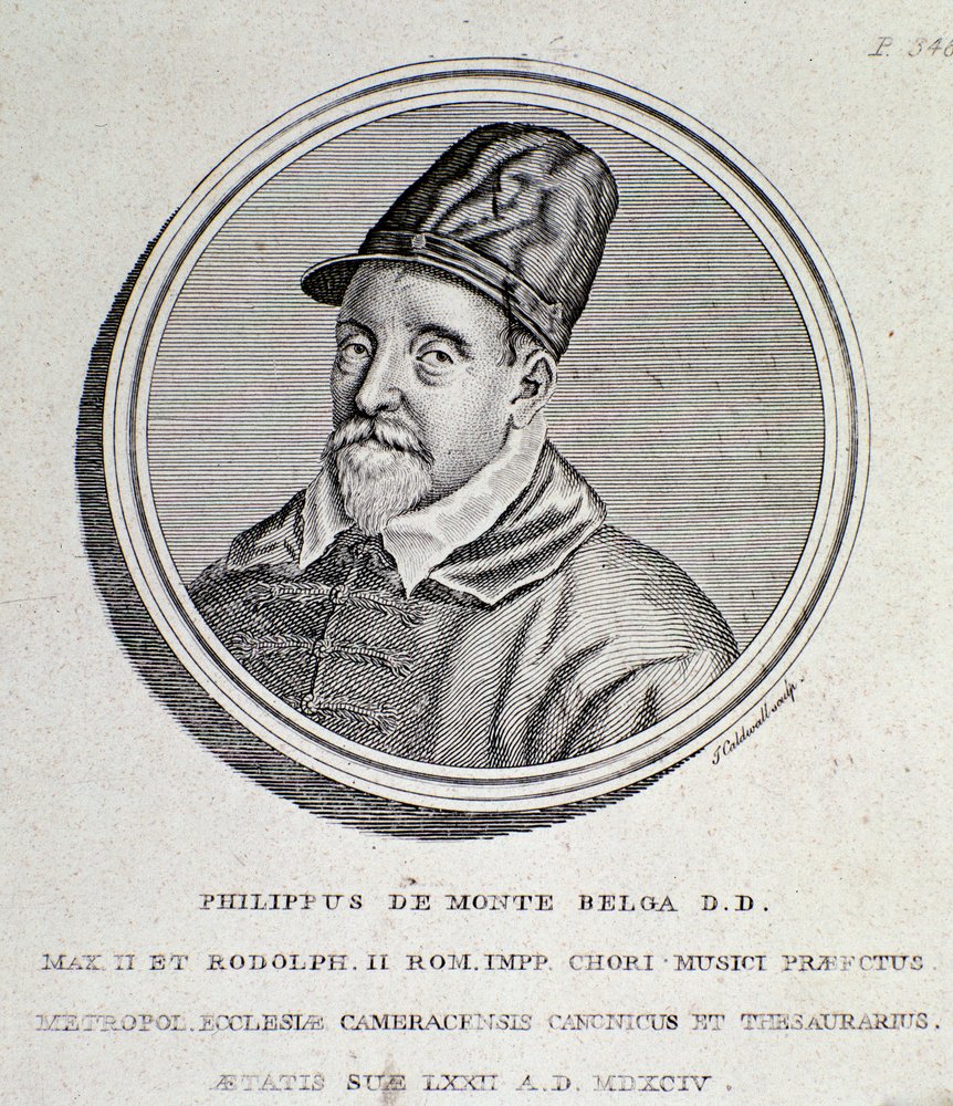 Portrait of Philippe de Monte by Unknown artist