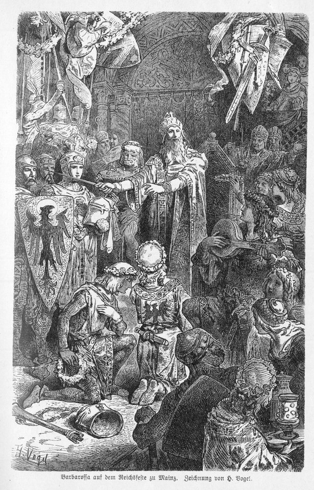 The Great Emperor Frederick Barbarossa Holds His Court at Mainz