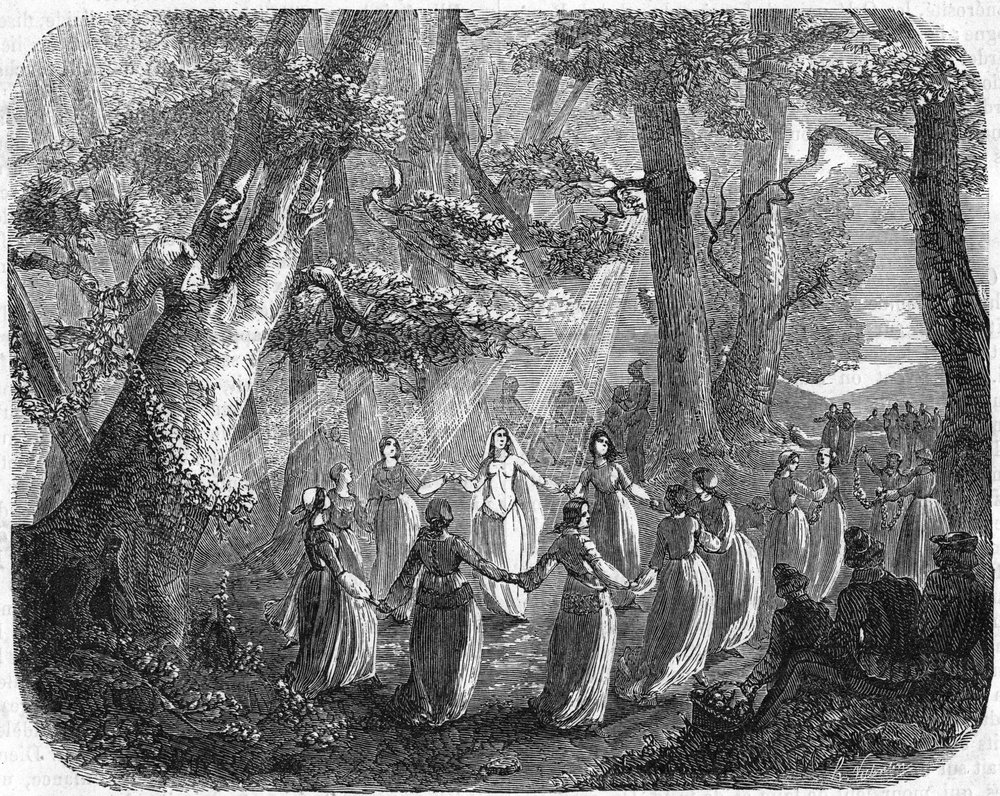 The Lady's Tree, where Domery's young girls joined together for games ...