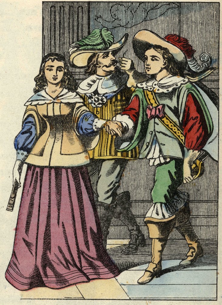 The Marquis of Carabas, the princess and the king in the castle ...