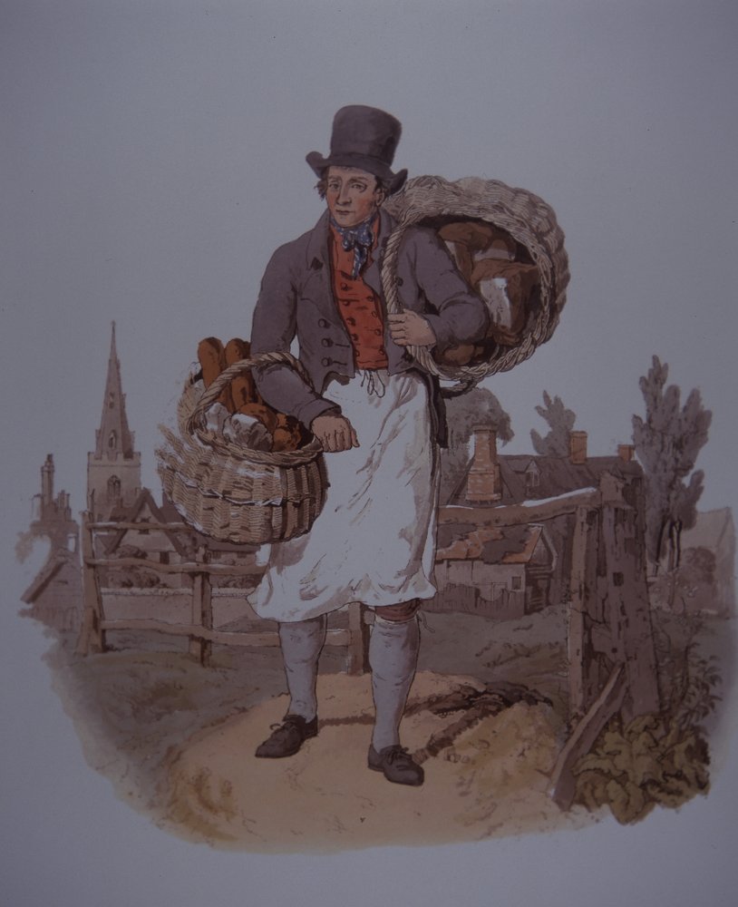 Baker Delivering Bread, Early 19th Century by Unknown artist