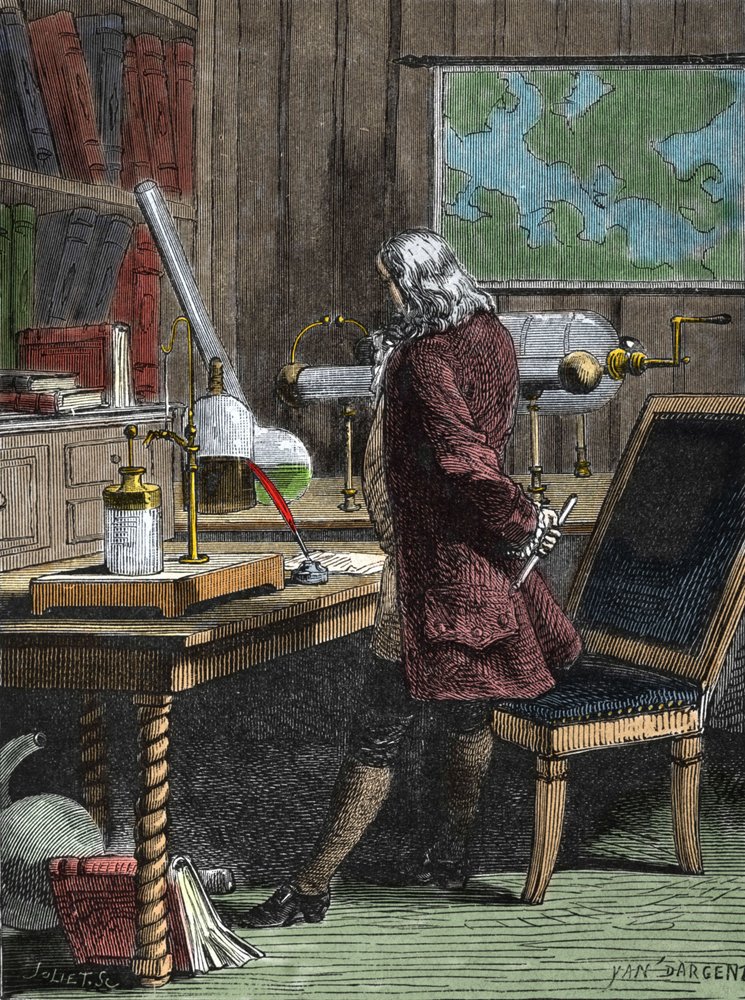 Benjamin Franklin, philosopher, physicist and American ambassador in ...