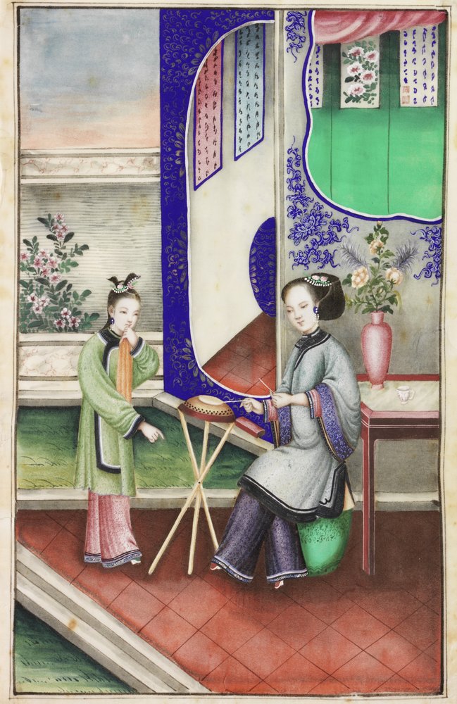 Chinese Figures by Unknown artist: Buy fine art print