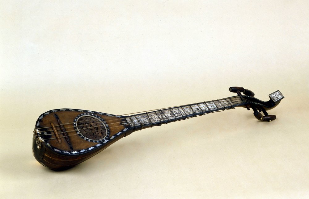 Lute with Four 18th Century Strings by Unknown artist