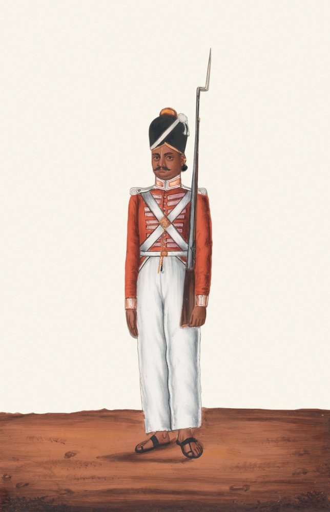 Sepoy, Madras Army by Unknown artist: Buy fine art prints