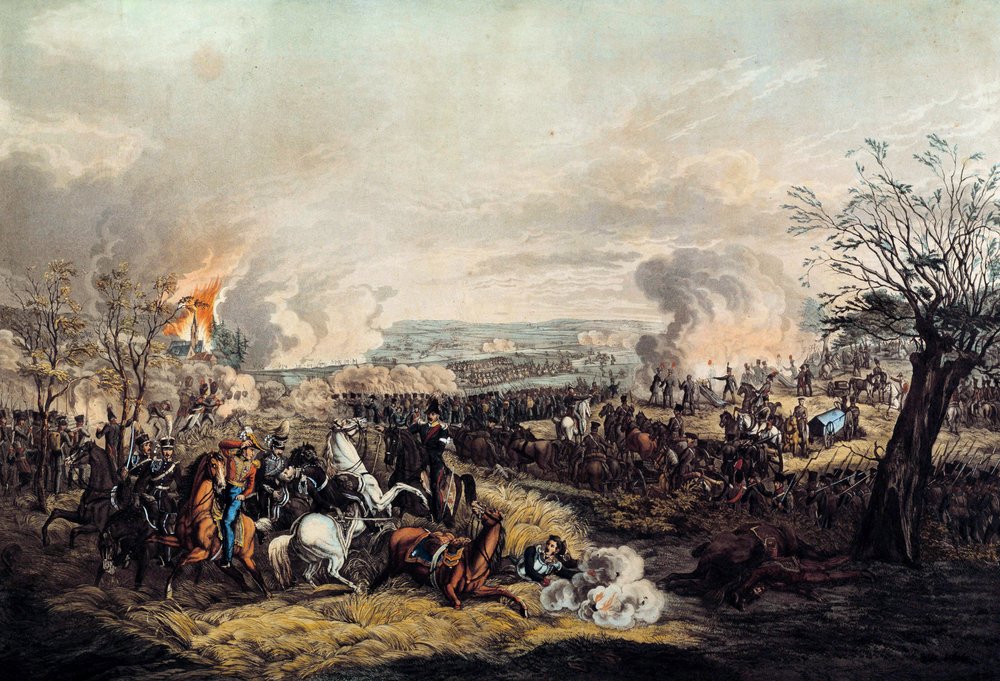 The Death of Duke Frederic Guillaume of Brunswick at the Battle of ...
