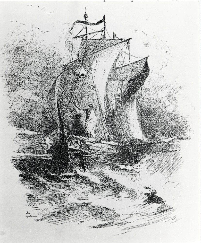 Flying Dutchman Ship Drawing Flying Dutchman Logo