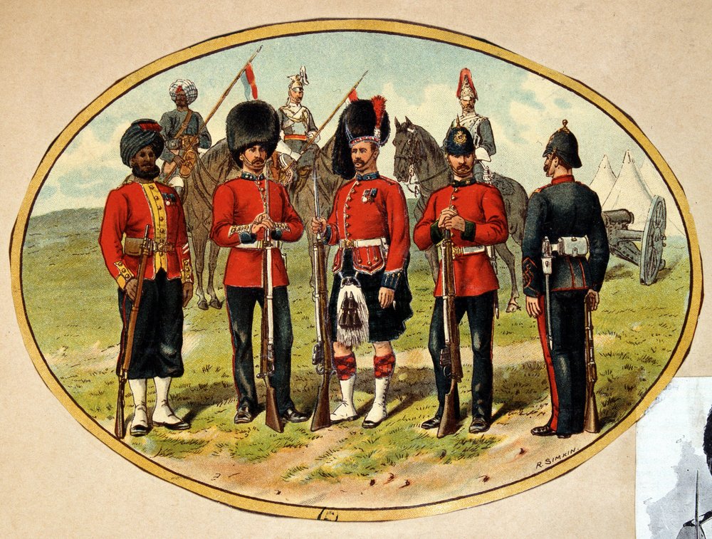 Types of the British Army, ca. 1890 by Unknown artist