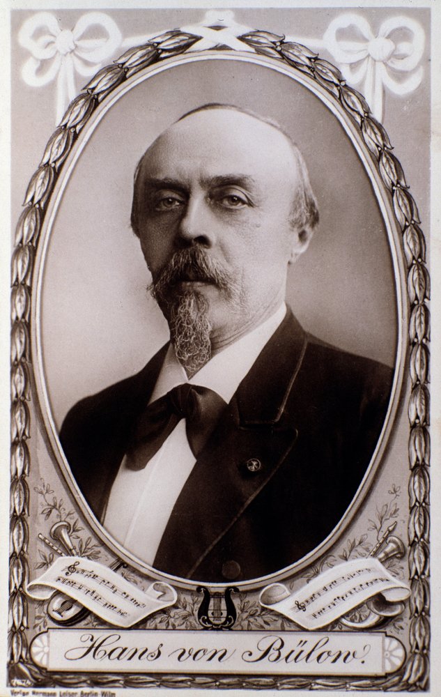 Portrait of German Director and Pianist Hans von Bulow