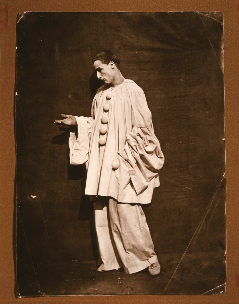 The mime Jean-Charles Deburau as Pierrot