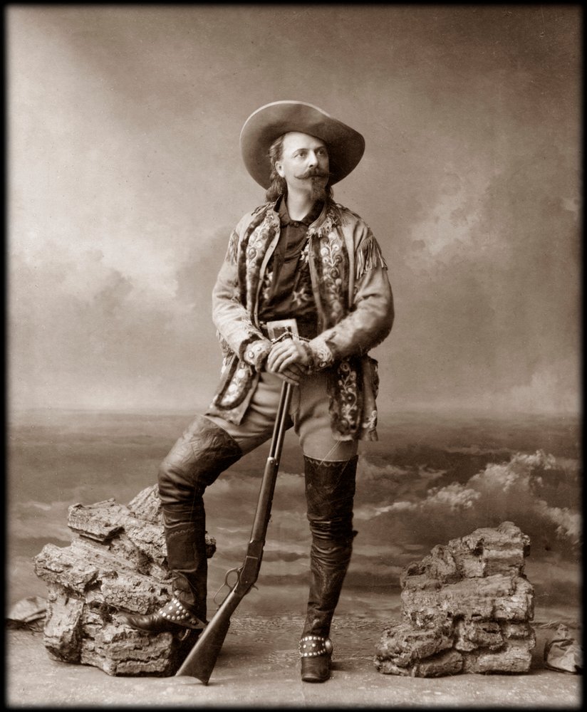 William Frederick Cody - Known as Buffalo Bill - Portrait of Buffalo ...