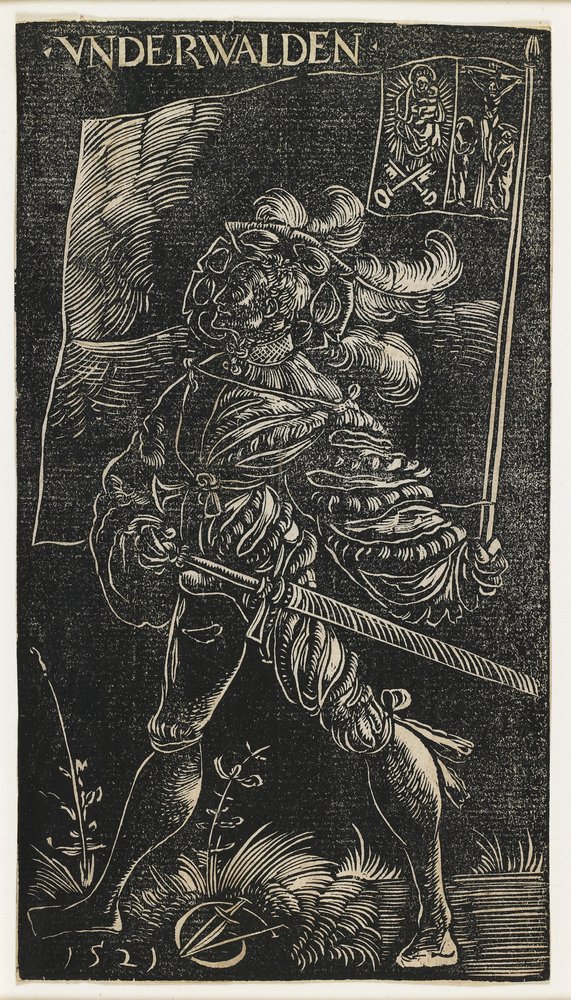 The Standard Bearer of Unterwalden, 1521 by Urs Graf