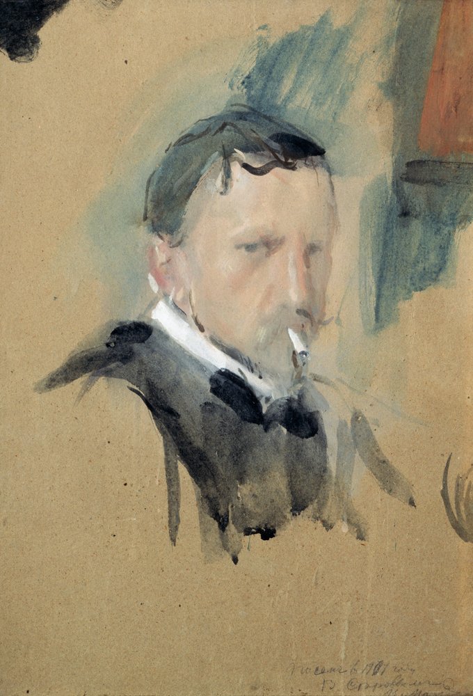Self Portrait by Valentin Aleksandrovich Serov