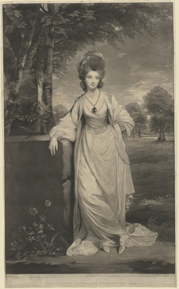Lady Elizabeth Compton by Valentine Green: Fine art print