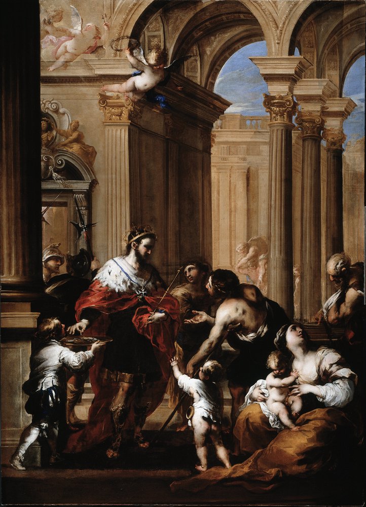 The Charity of the King of France Louis IX (1214-1270) (King of France ...