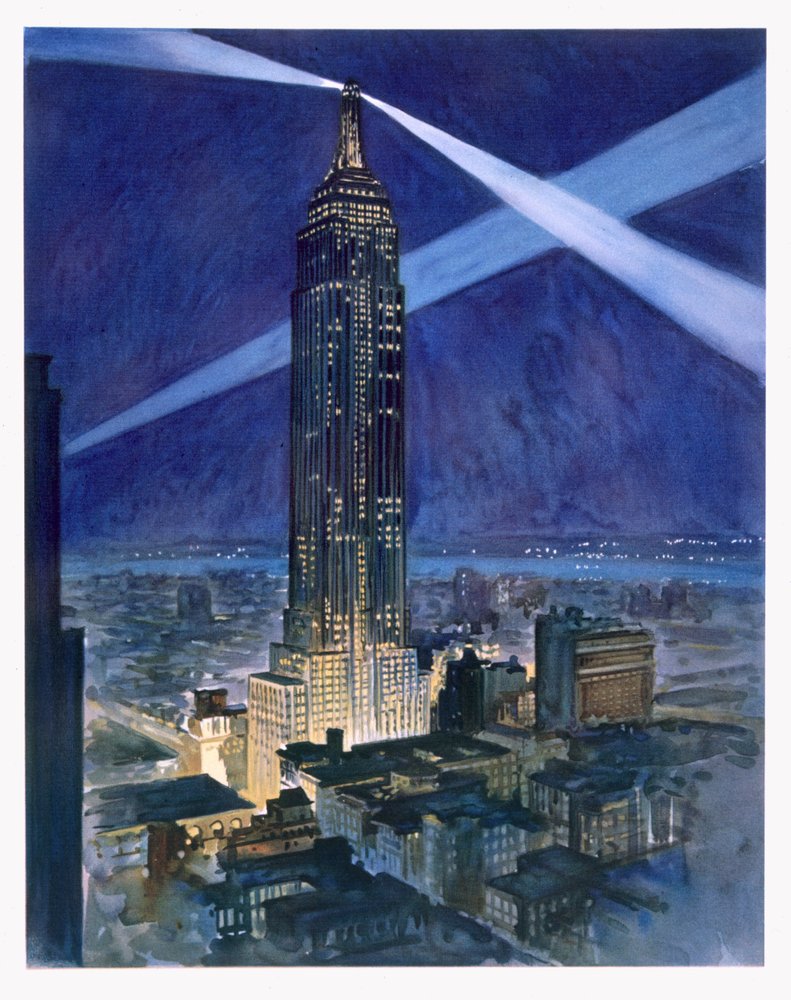 The Empire State Building by Vernon Howe Bailey