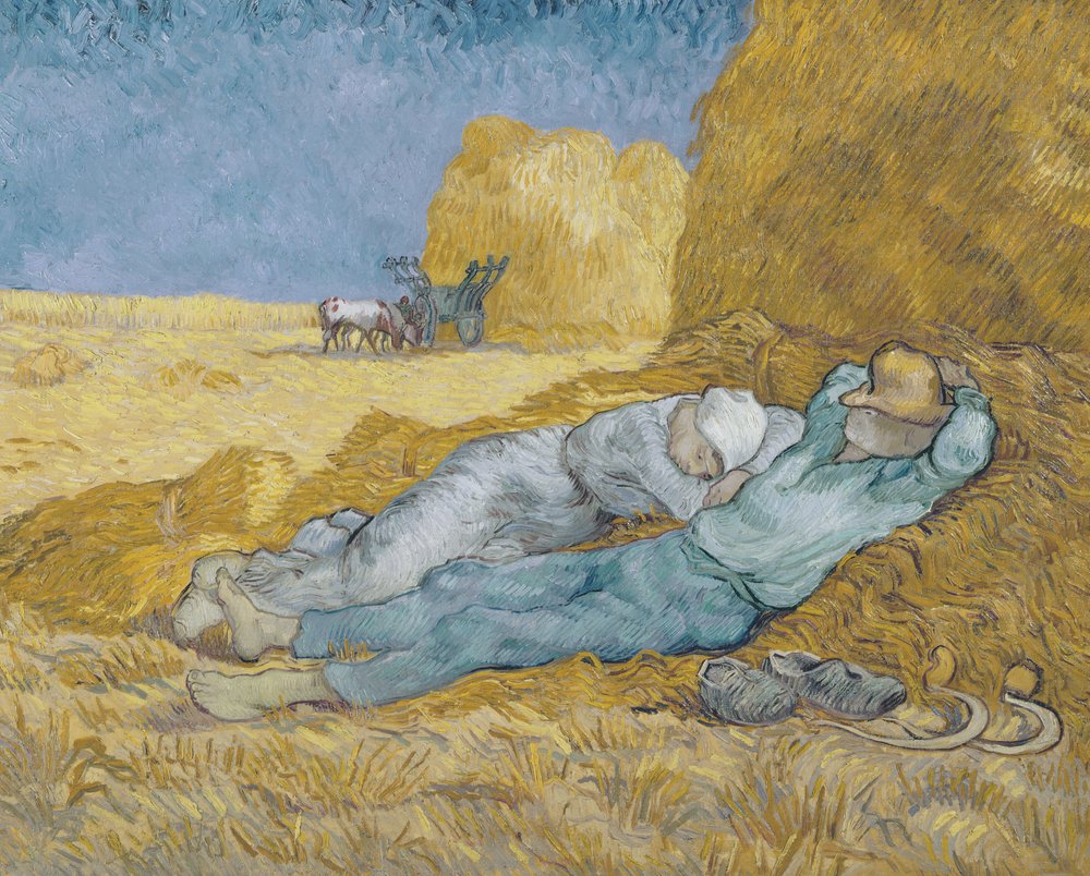 Noon, or The Siesta (after Millet) by Vincent van Gogh