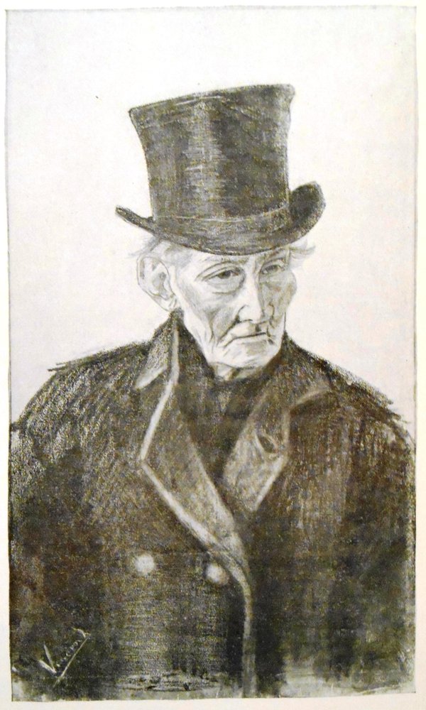 Portrait of an Old Man with Top-Hat by Vincent van Gogh