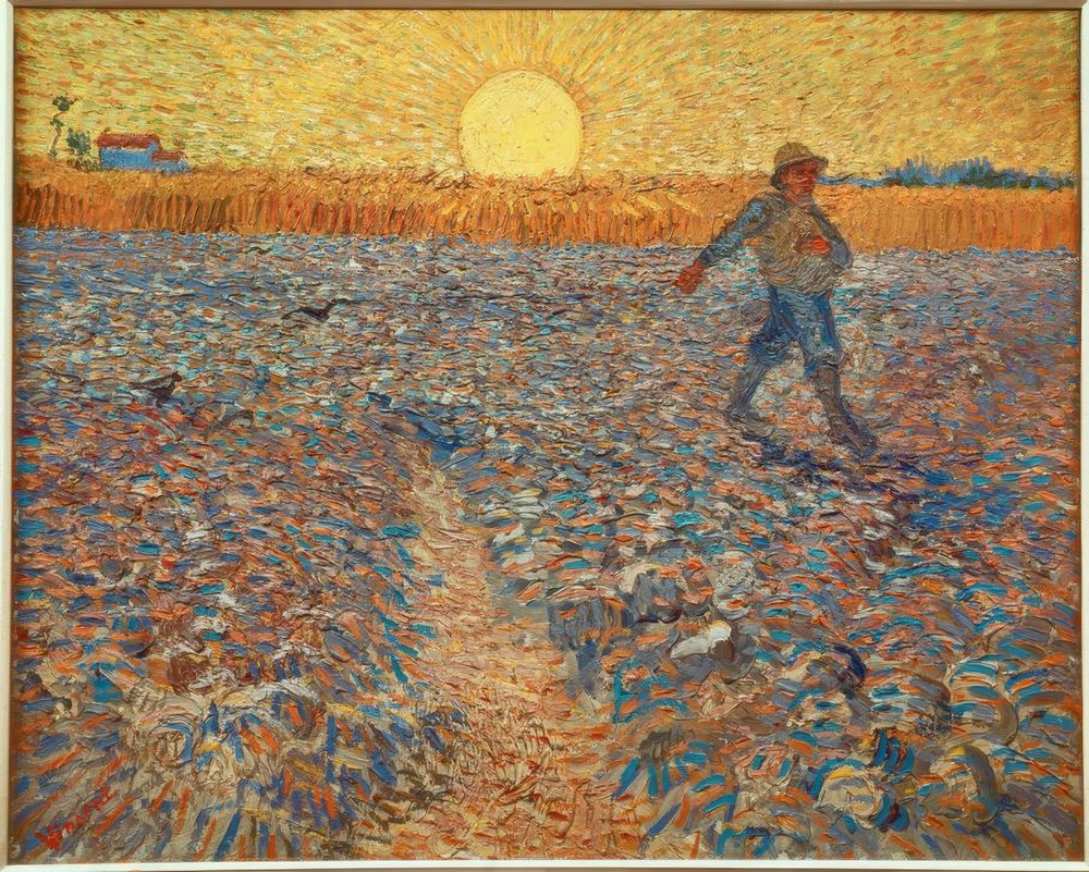 Sower at Sunset by Vincent van Gogh: Buy fine art print