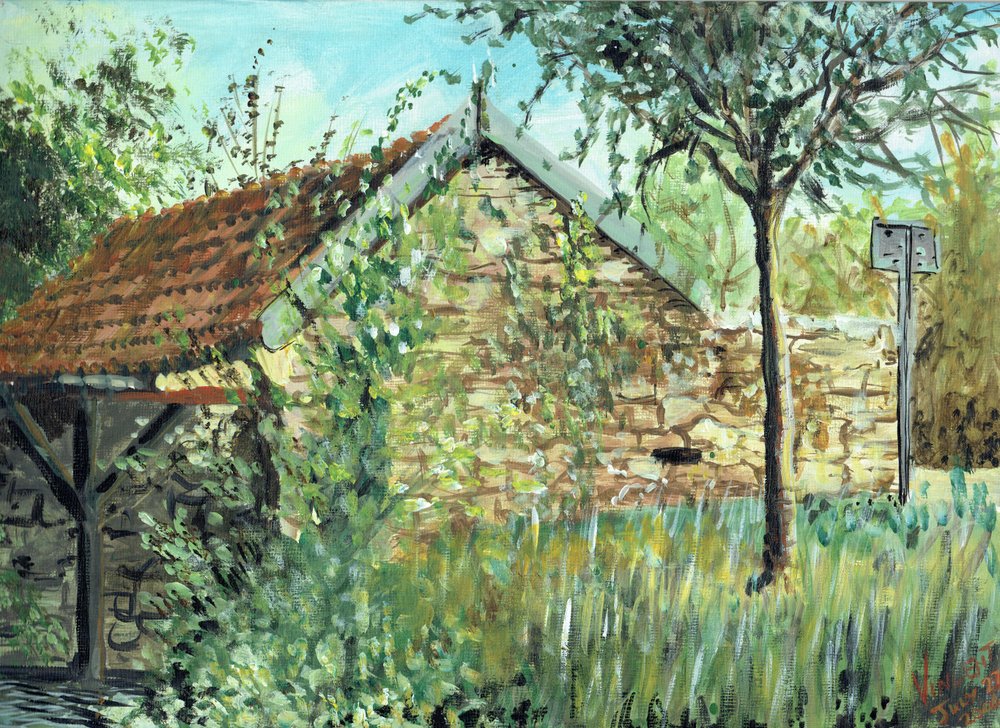 Wash Hut in Laignes by Vincent Alexander Booth