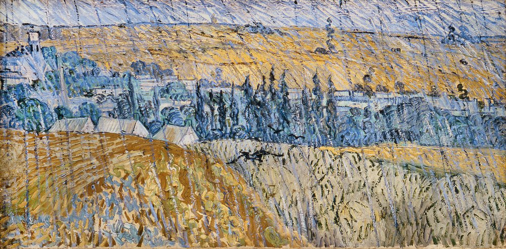 Rain - Auvers by Vincent van Gogh: Buy fine art print